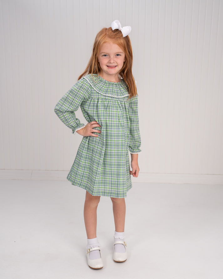 Bluegrass Plaid Hunter Dress – Josi James